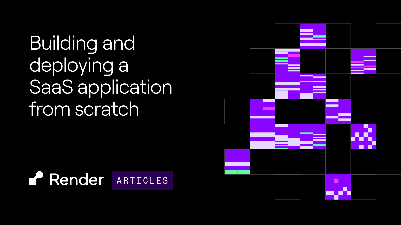 Building and deploying a SaaS application from scratch