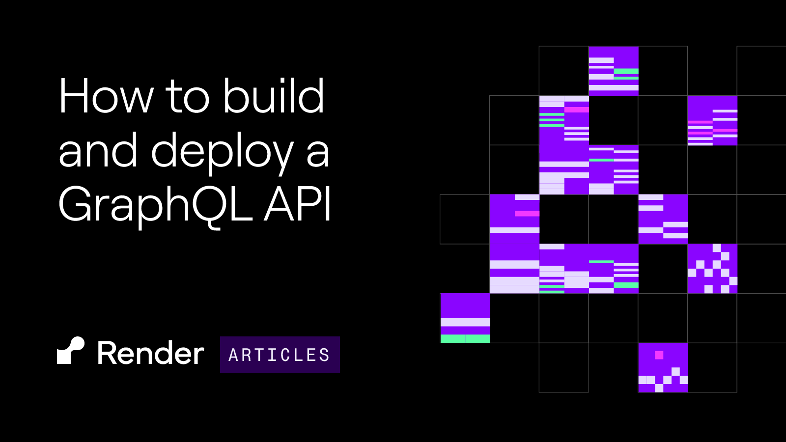 How to build and deploy a GraphQL API