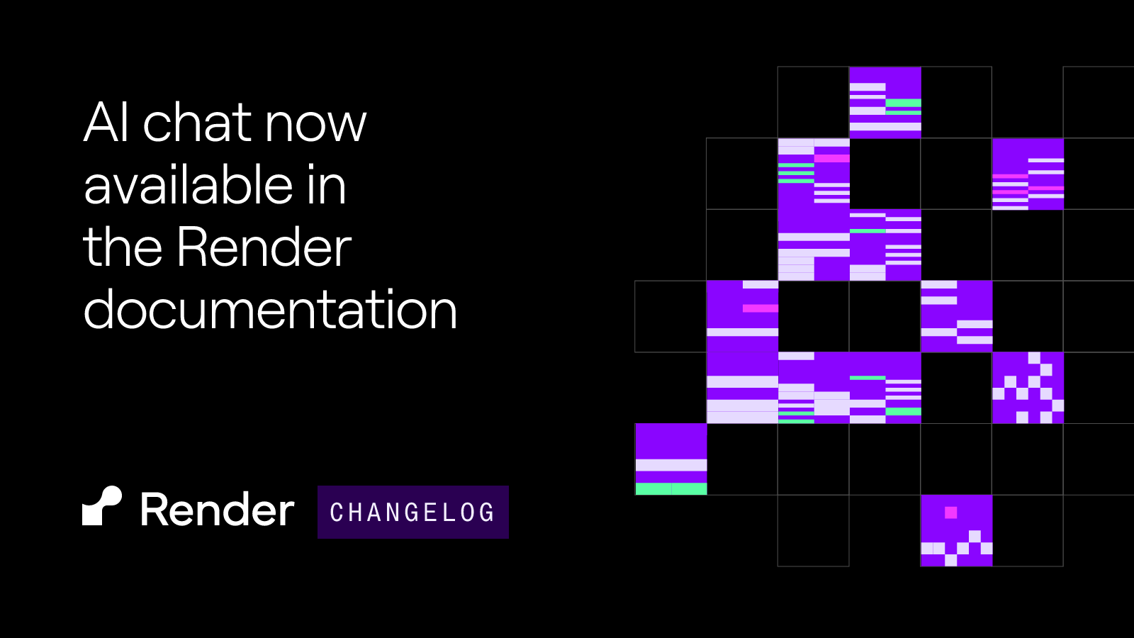 AI chat now available in the Render documentation | Render Changelog
