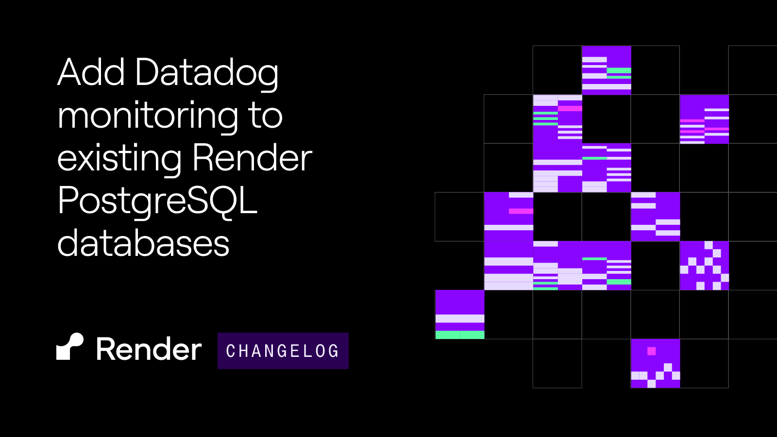 Add Datadog monitoring to existing Render PostgreSQL databases | Render ...
