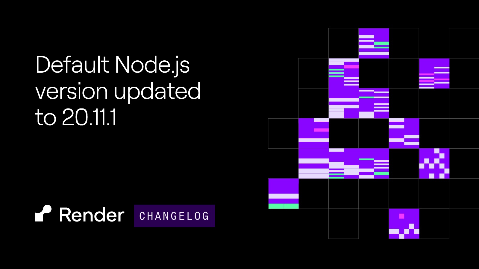 Default Node.js version updated to 20.11.1 | Render Changelog