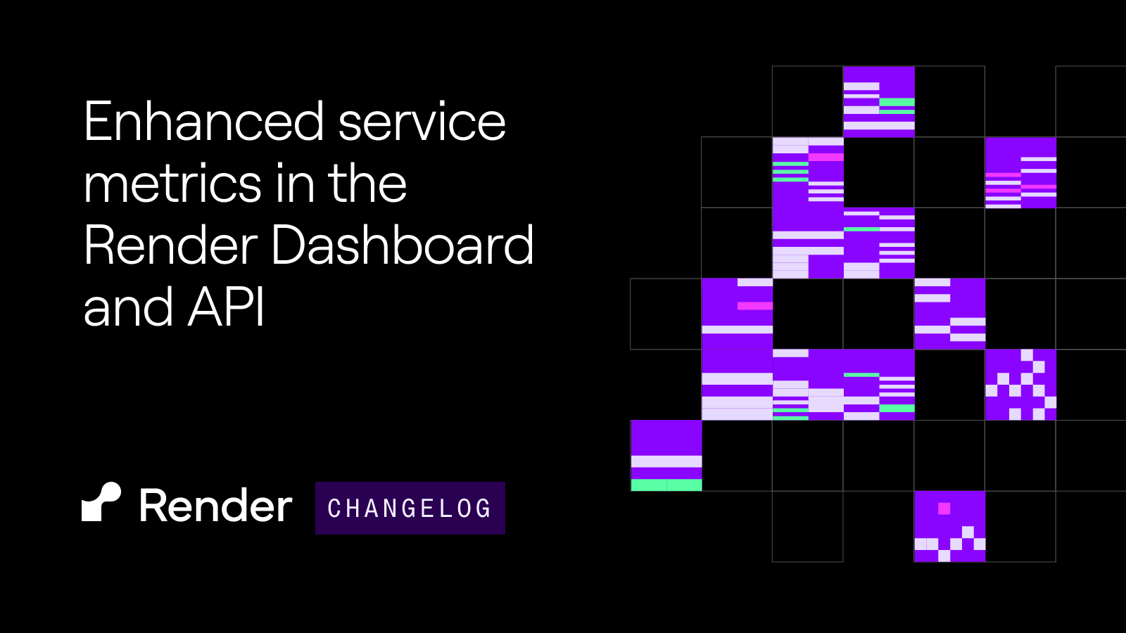 Enhanced service metrics in the Render Dashboard and API | Render Changelog