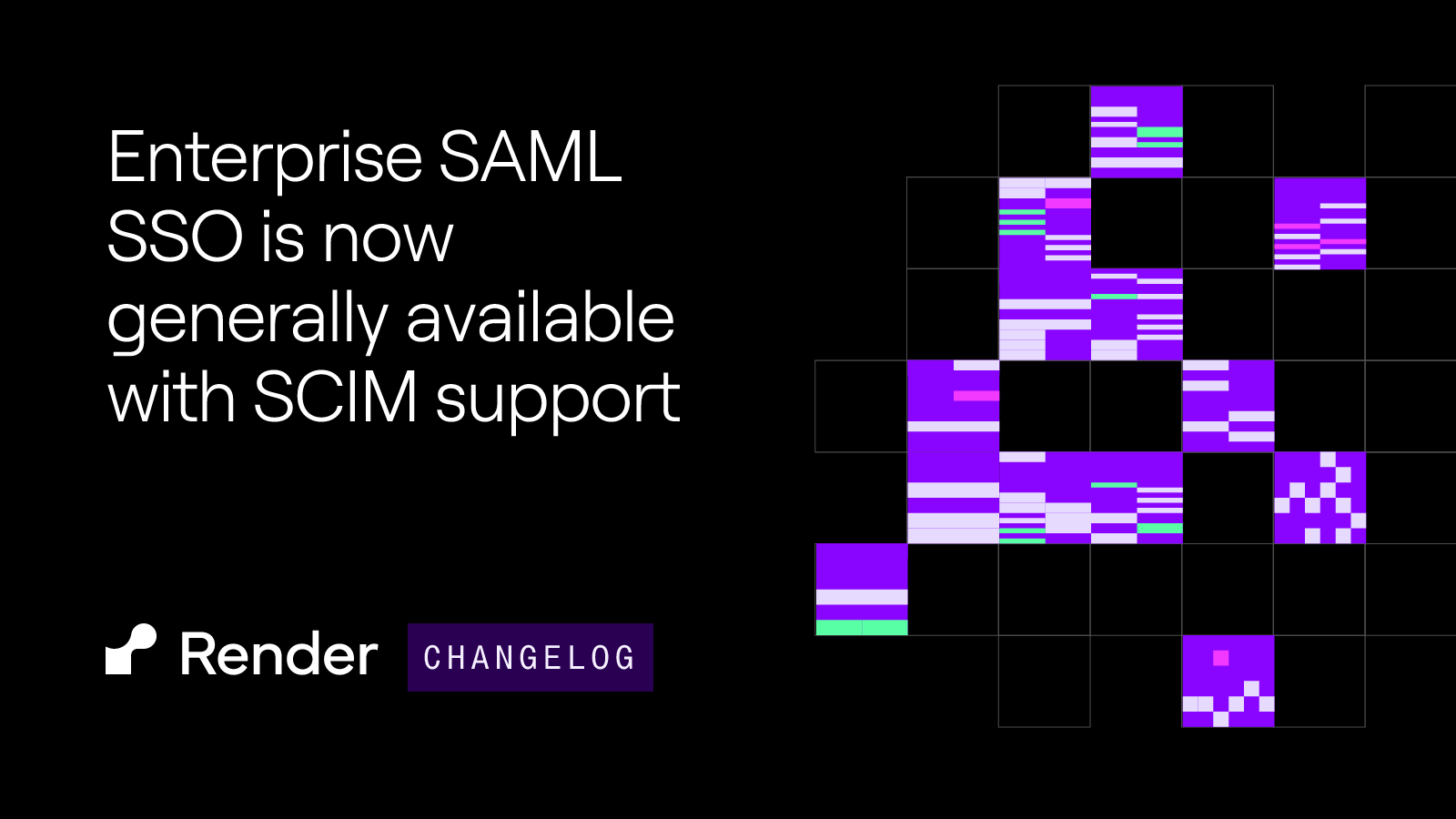 Enterprise SAML SSO is now generally available with SCIM support ...
