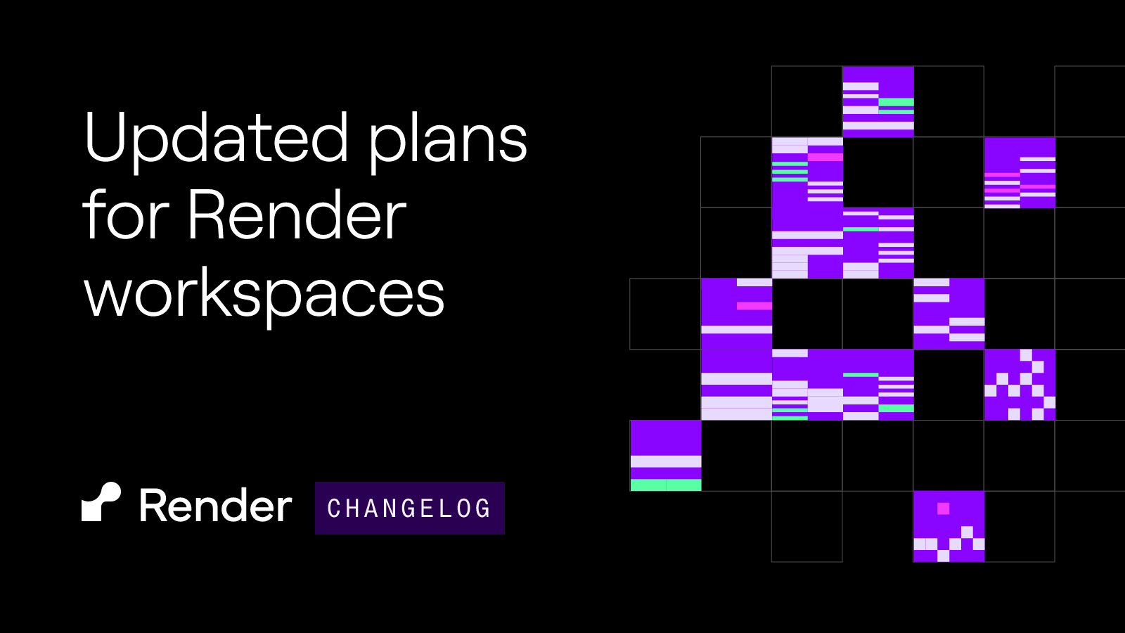 Updated plans for Render workspaces | Render Changelog