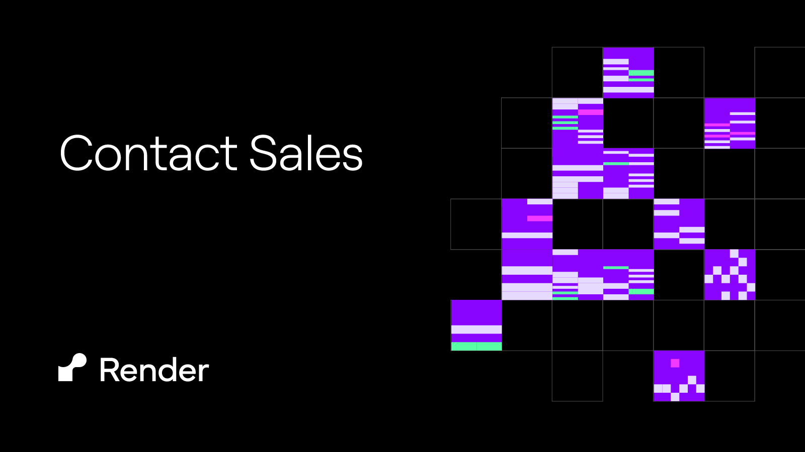 Contact Sales | Render