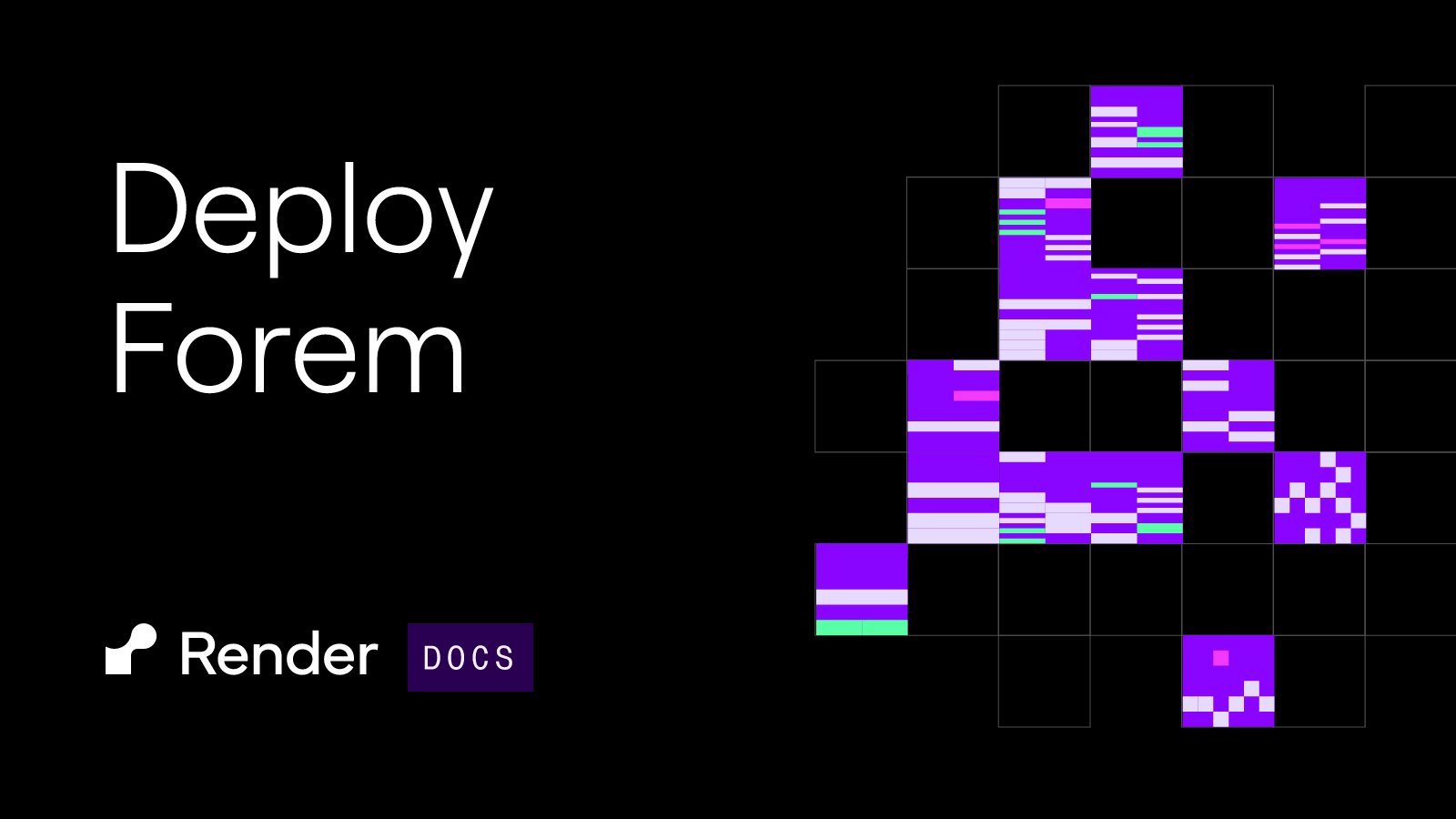 Deploy Forem – Render Docs Deploy Forem – Render Docs