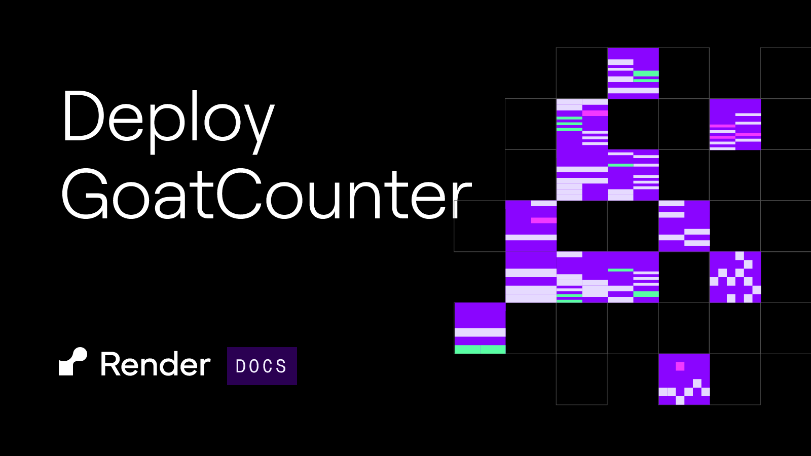 Deploy GoatCounter – Render Docs