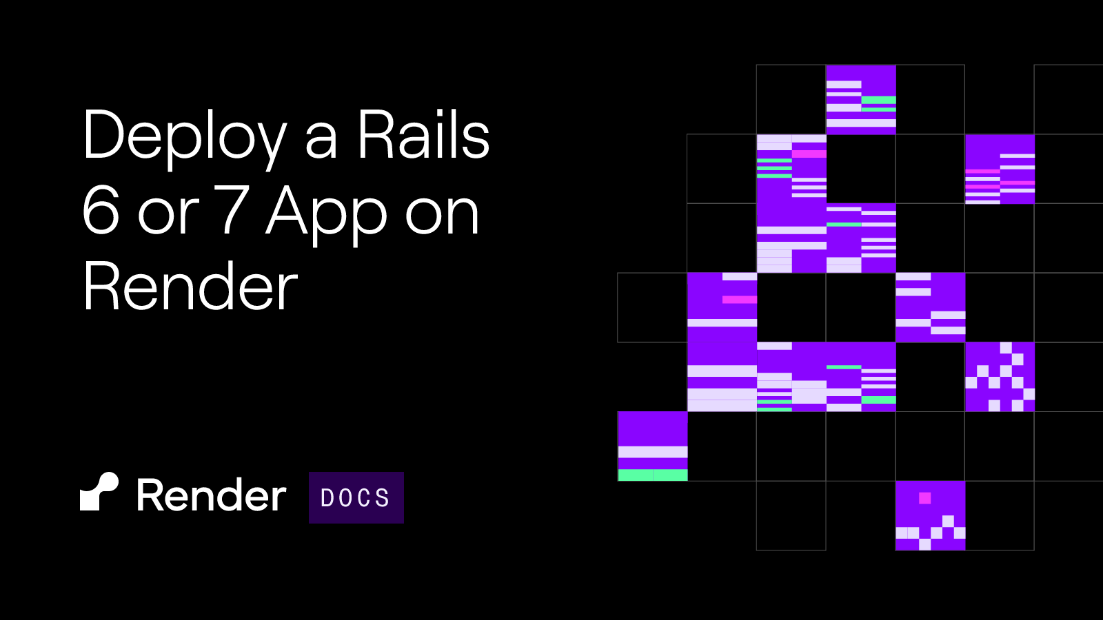 Deploy a Rails 6 or 7 App on Render – Render Docs