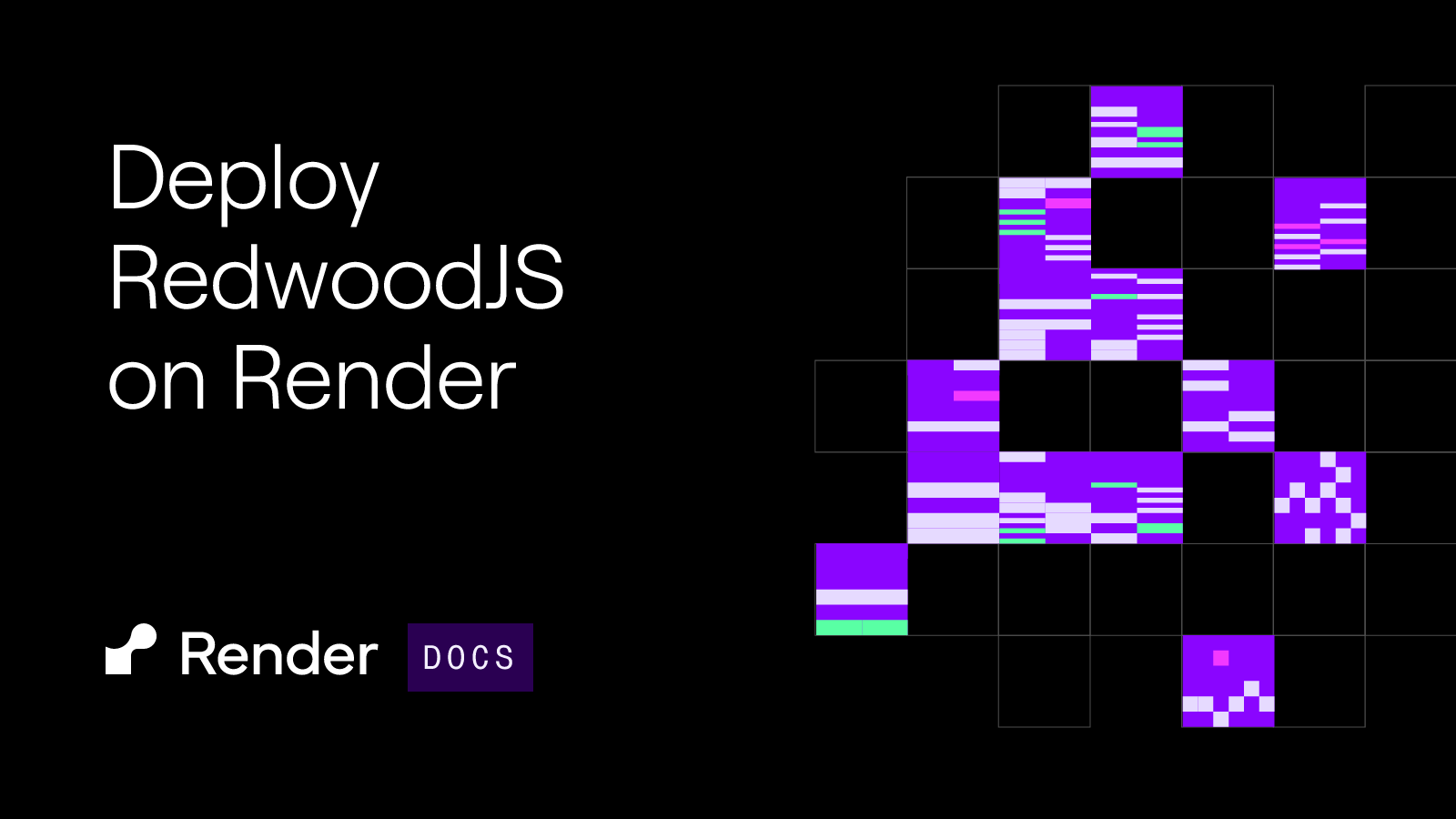 Deploy RedwoodJS on Render – Render Docs