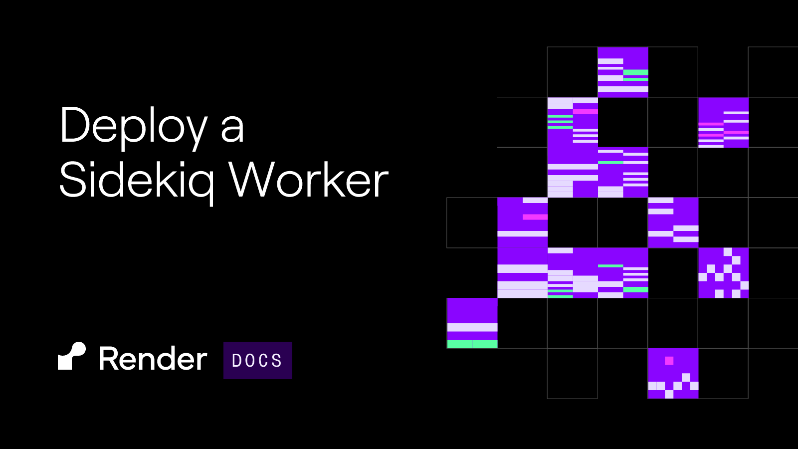 Deploy a Sidekiq Worker – Render Docs