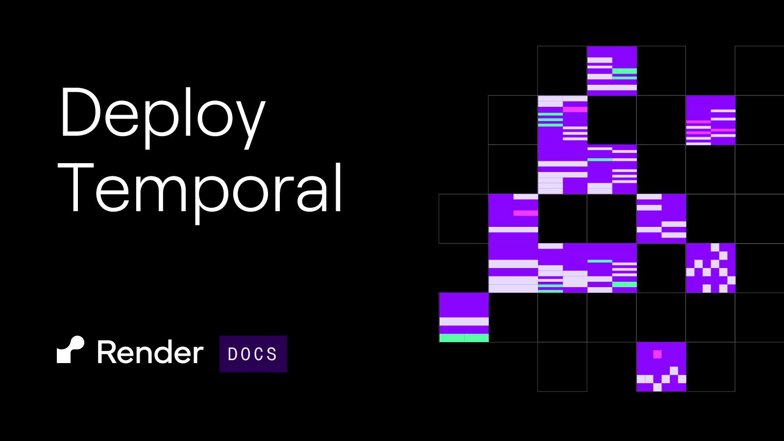 Deploy Temporal – Render Docs