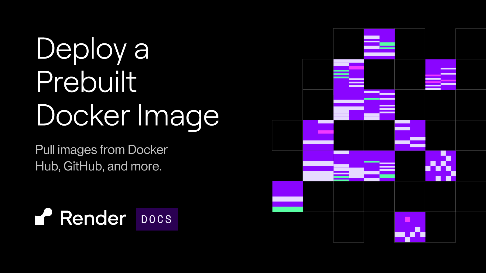 Deploy a Prebuilt Docker Image – Render Docs Deploy a Prebuilt Docker Image – Render Docs