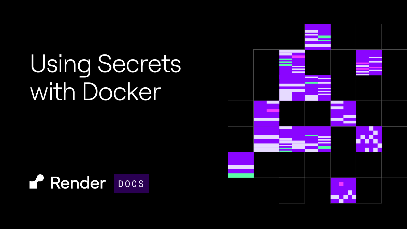 Using Secrets with Docker – Render Docs
