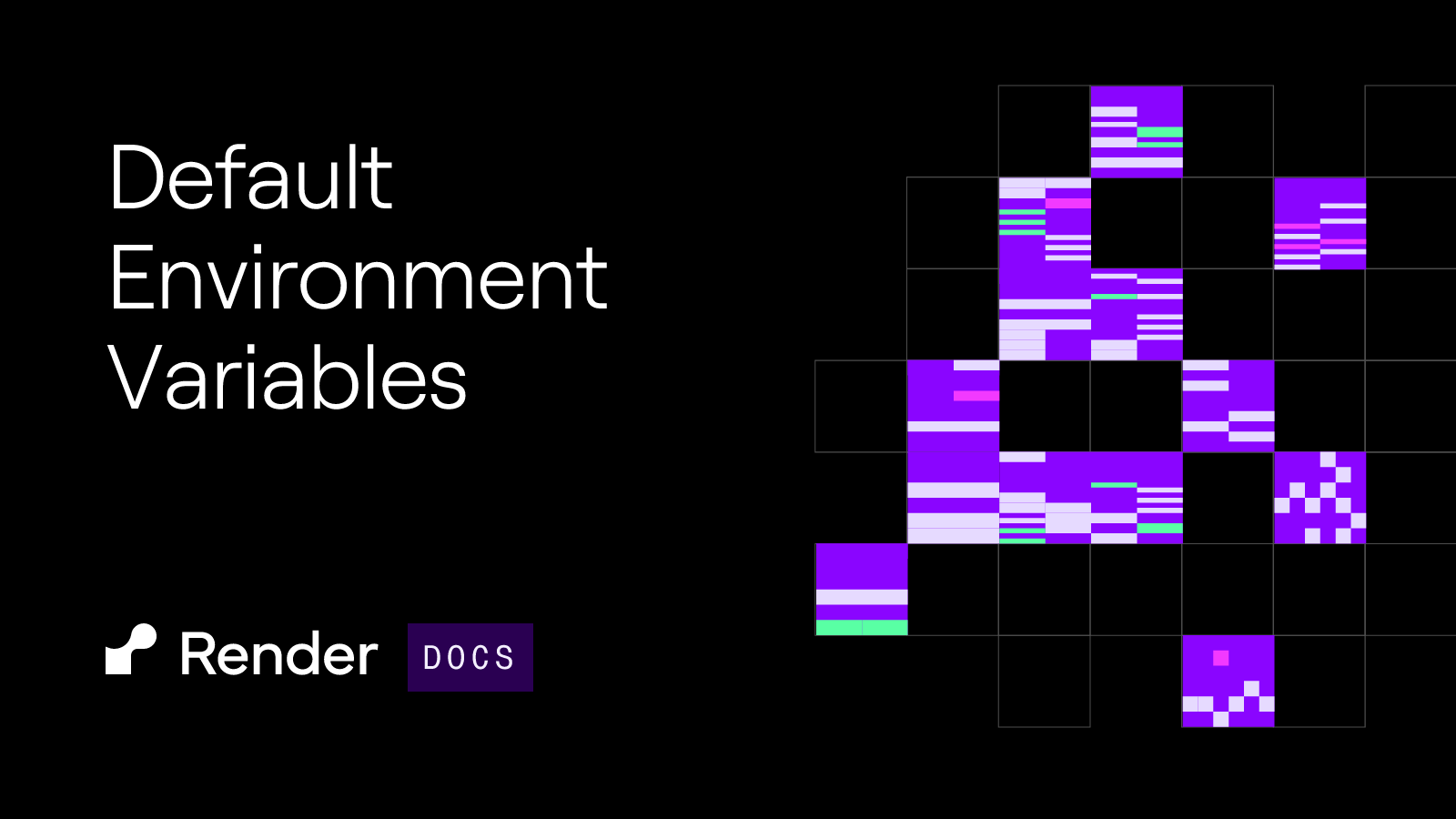 Default Environment Variables – Render Docs