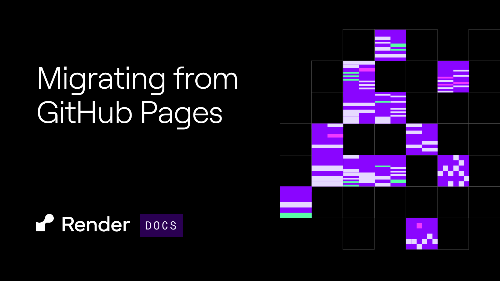 Migrating from GitHub Pages – Render Docs