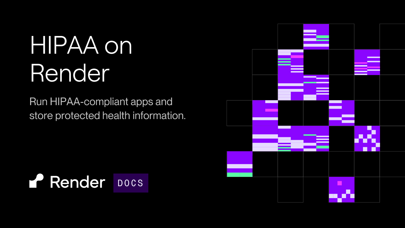 HIPAA on Render – Render Docs