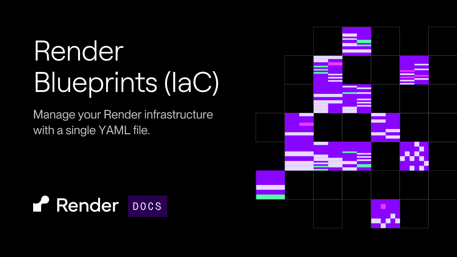 Render Blueprints (IaC) – Render Docs