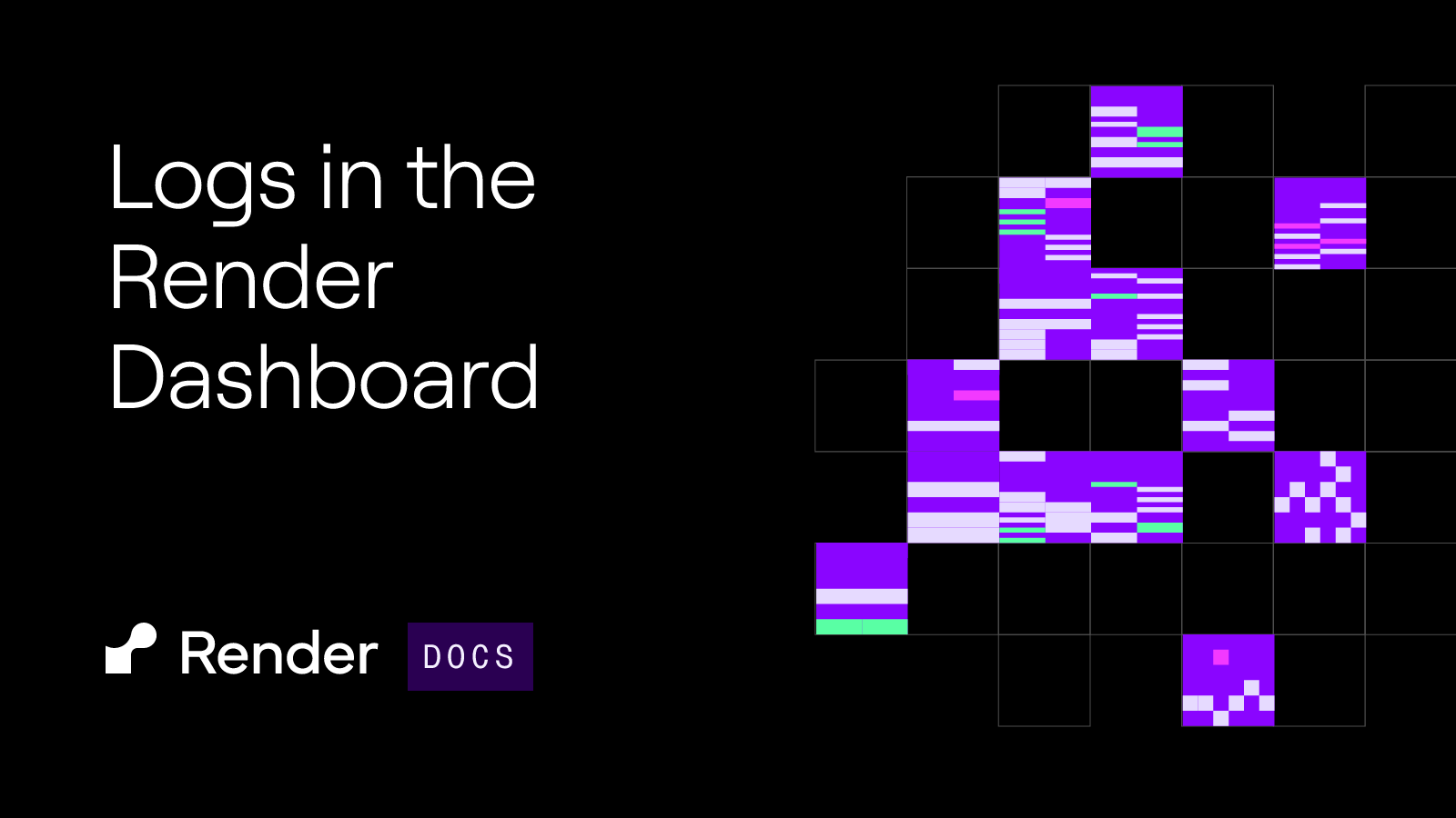 Logs in the Render Dashboard – Render Docs