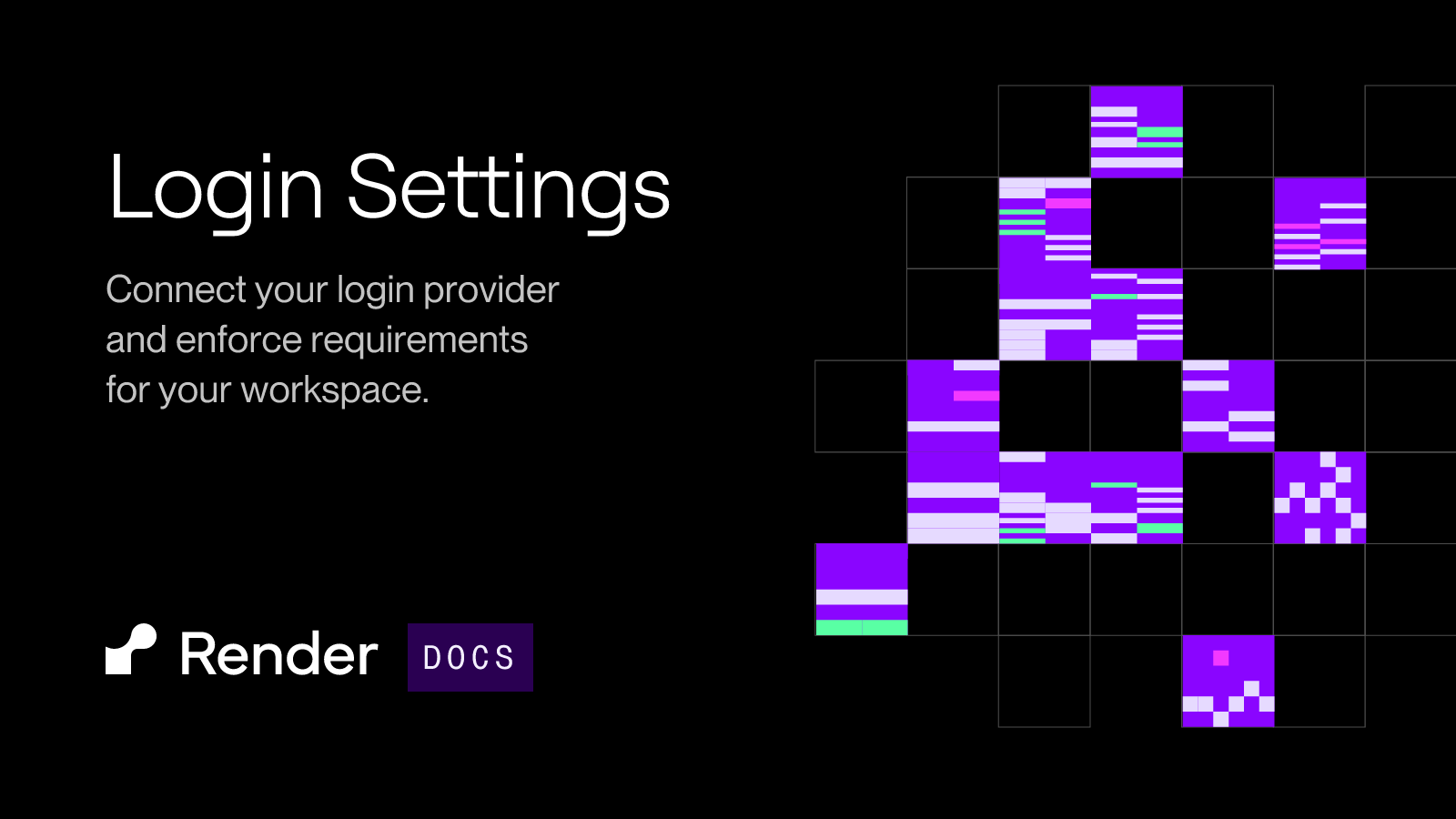 Login Settings – Render Docs