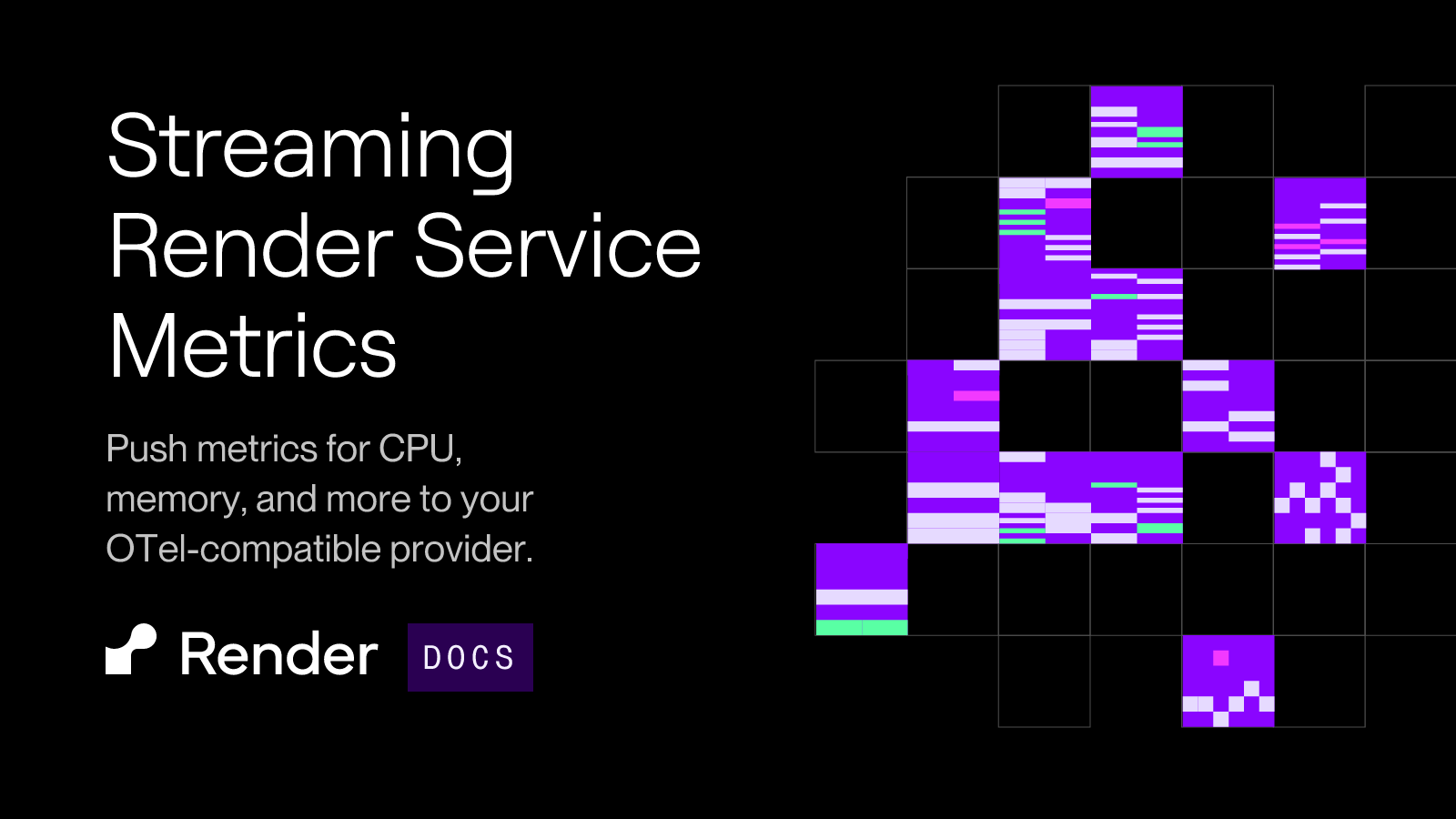 Streaming Render Service Metrics – Render Docs