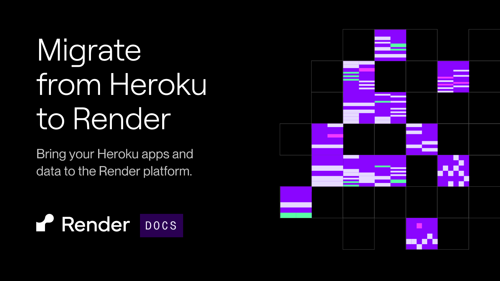 Migrate from Heroku to Render – Render Docs