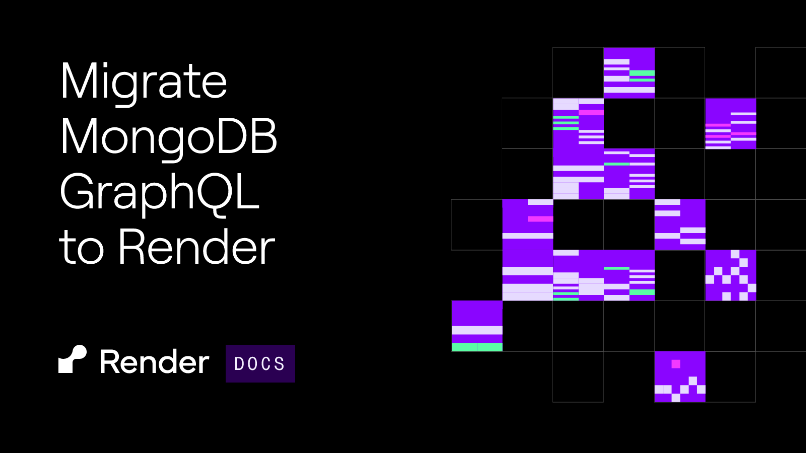 Migrate Mongodb Graphql To Render Render Docs