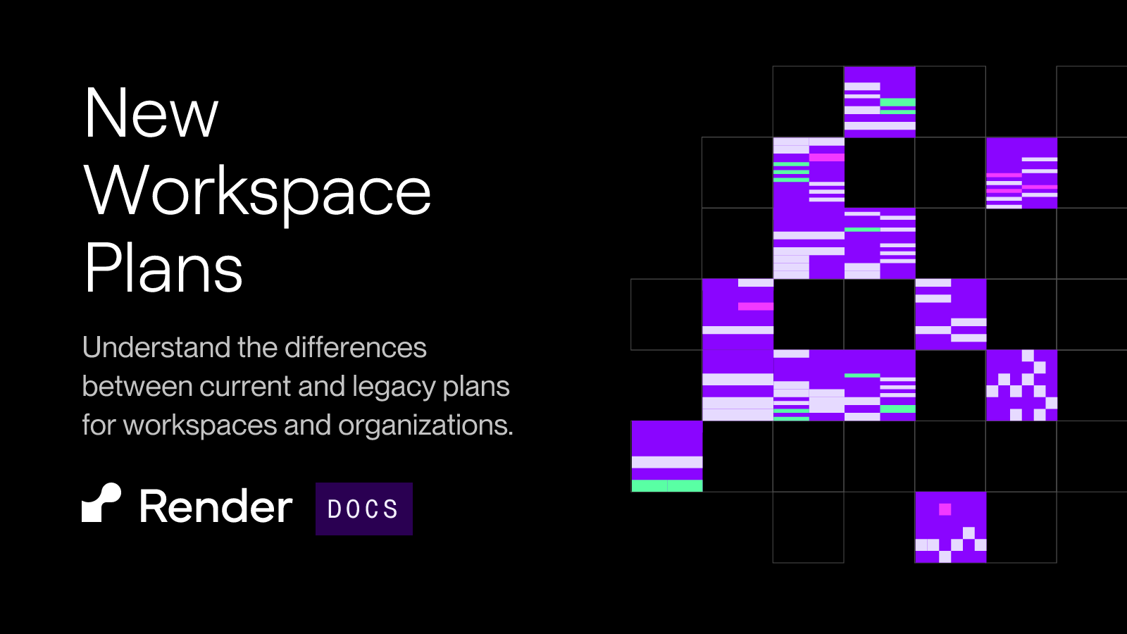 New Workspace Plans – Render Docs