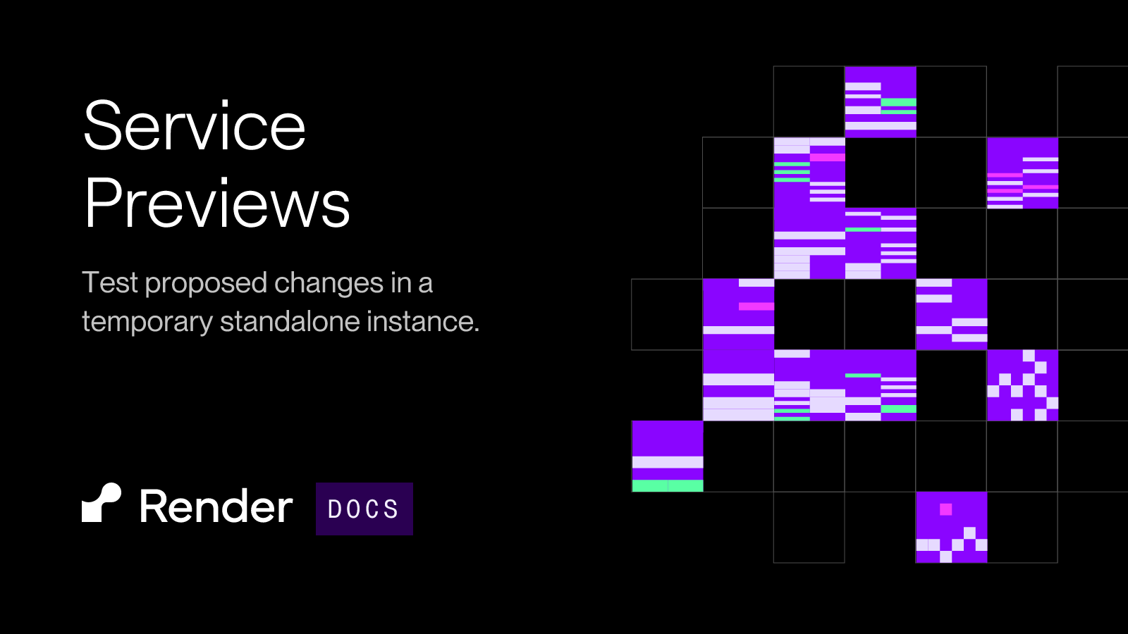 Service Previews – Render Docs