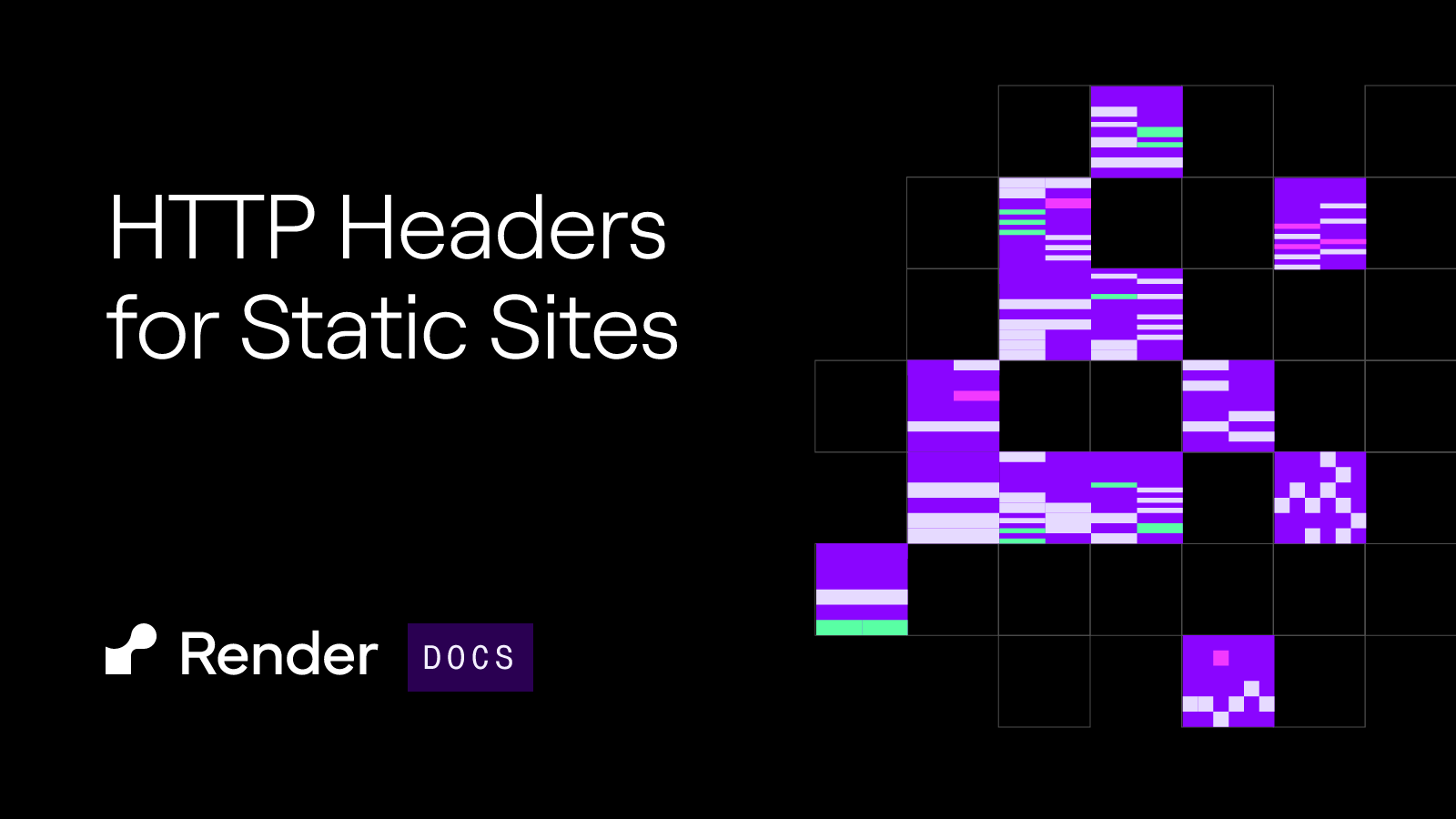 HTTP Headers for Static Sites – Render Docs