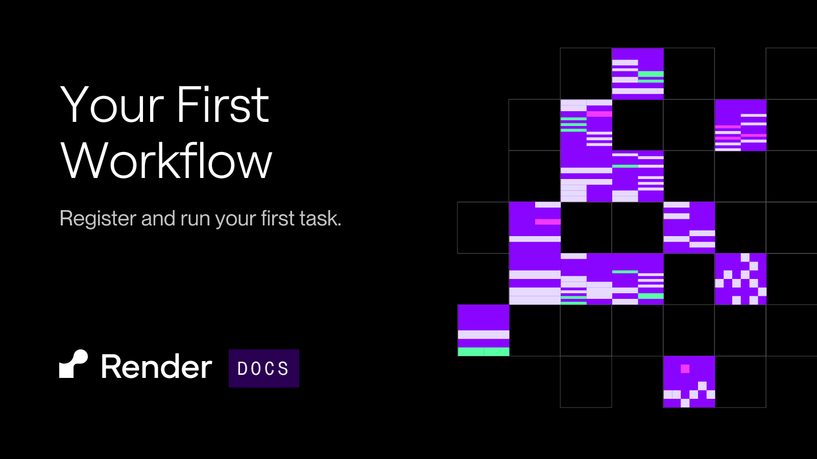 Your First Workflow – Render Docs